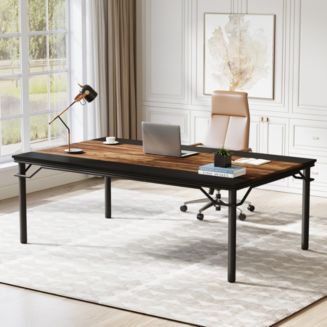 Tribesigns 78.74-Inch Computer Desk, Extra Large Executive Office Desk ...