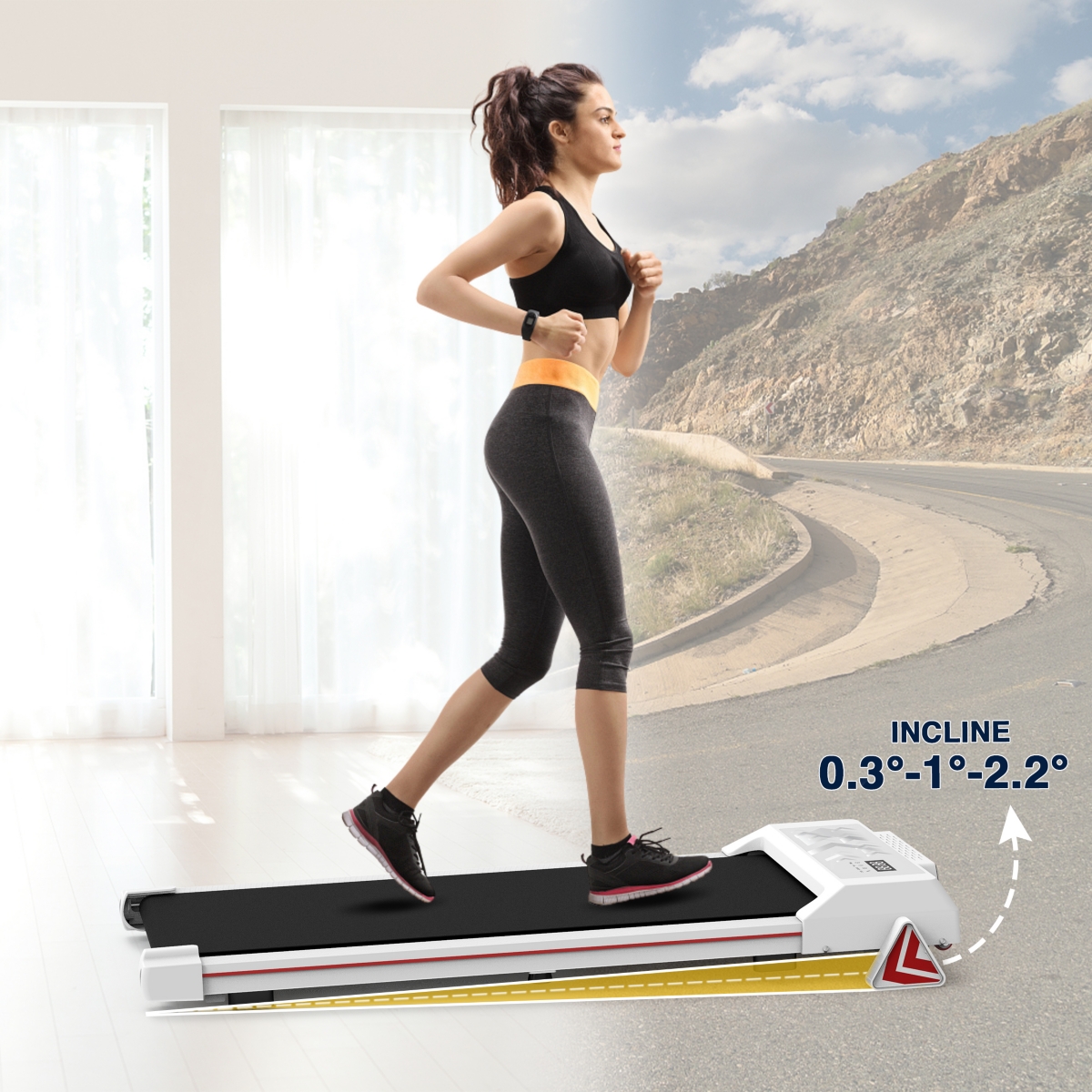 Click here for Redliro Walking Pad with Incline Under Desk Treadm... prices