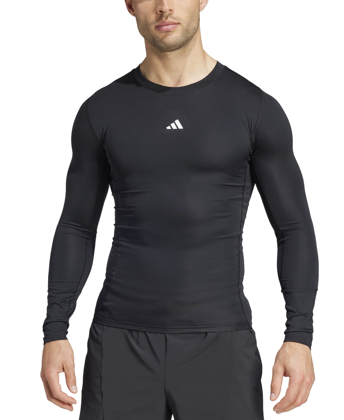 Click here for adidas Mens Fitted Crewneck Tech-Fit Compression S... prices