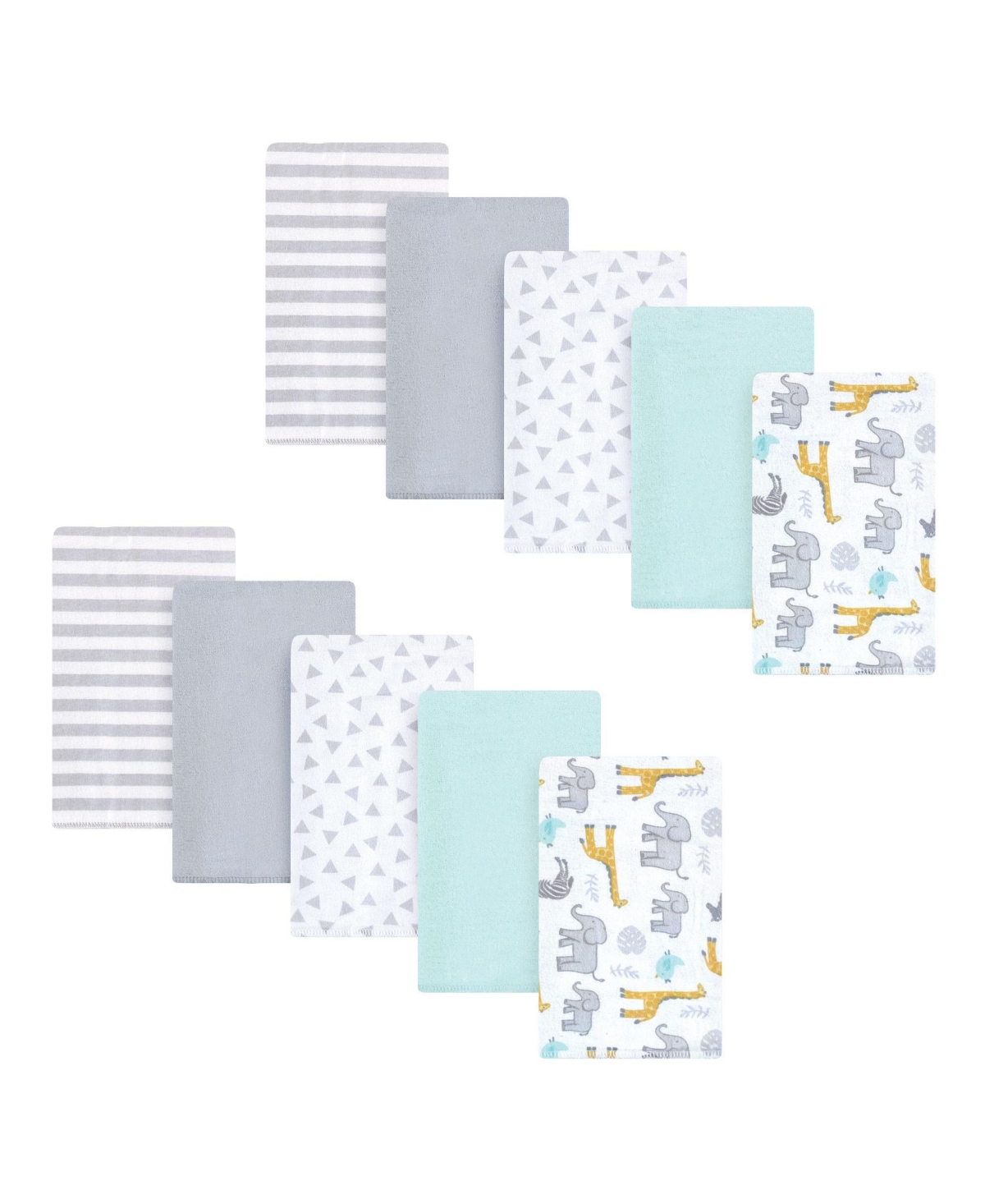 Click here for Hudson Baby Cotton Flannel Burp Cloths - Yellow sa... prices