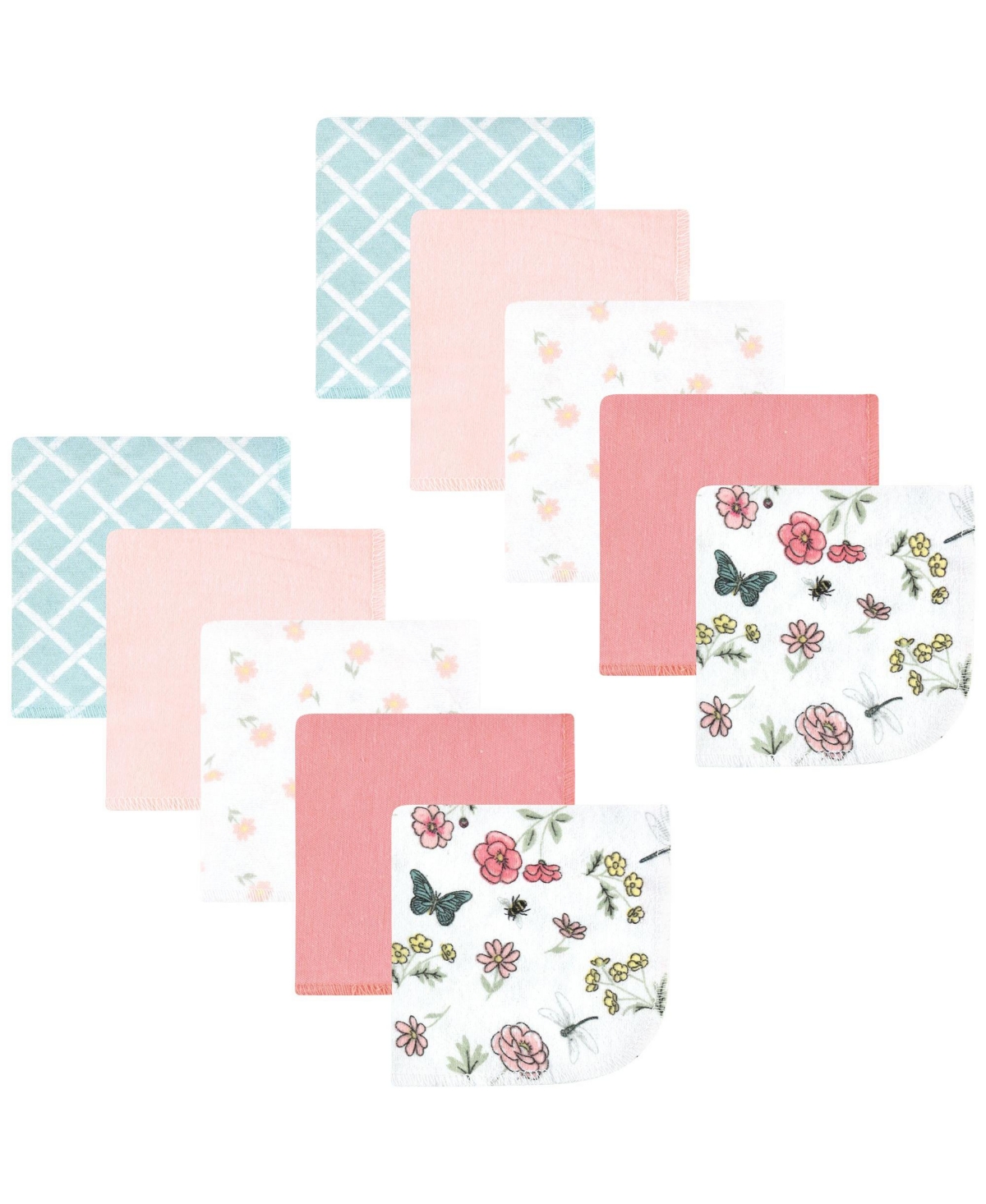 Click here for Hudson Baby Infant Girl Flannel Washcloths  Eucaly... prices