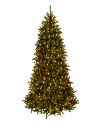 National Tree Company Dunhill Fir Hinged Tree, 9 feet. - Macy's