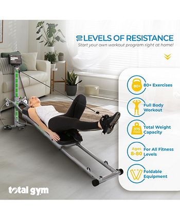 Total Gym APEX G5 Home Fitness Incline Weight Training with 10 ...