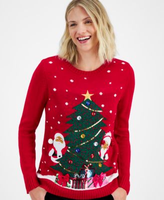 Click here for Holiday Lane Womens Mr. Mrs. Claus Crewneck Sweate... prices