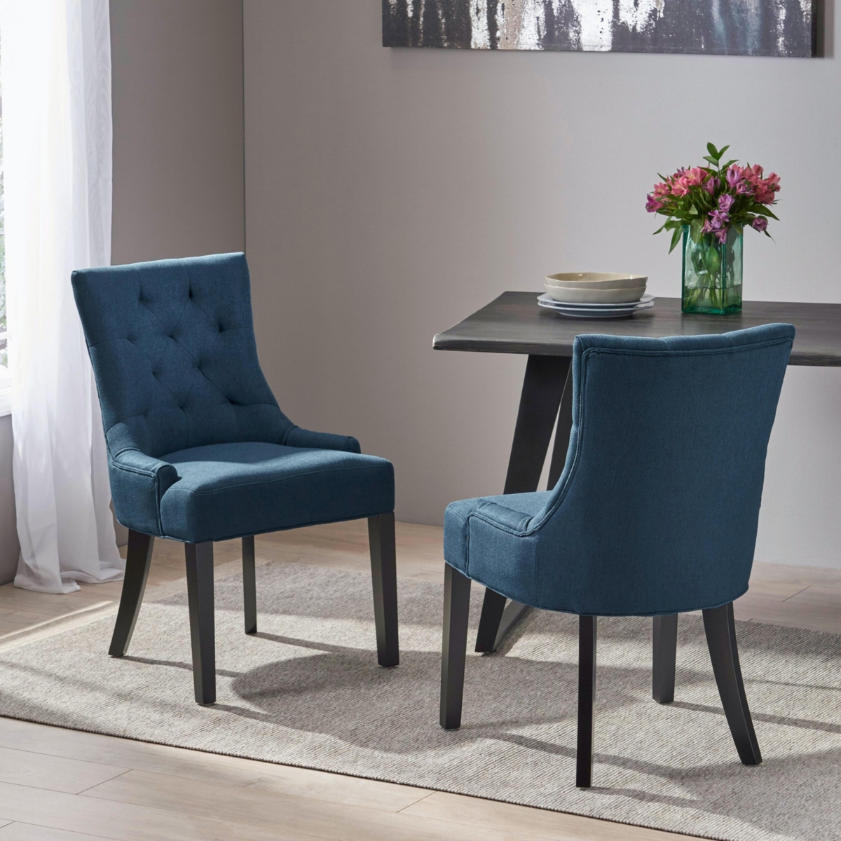 Click here for Streamdale Tufted Dining Chair with Diamond Stitch... prices