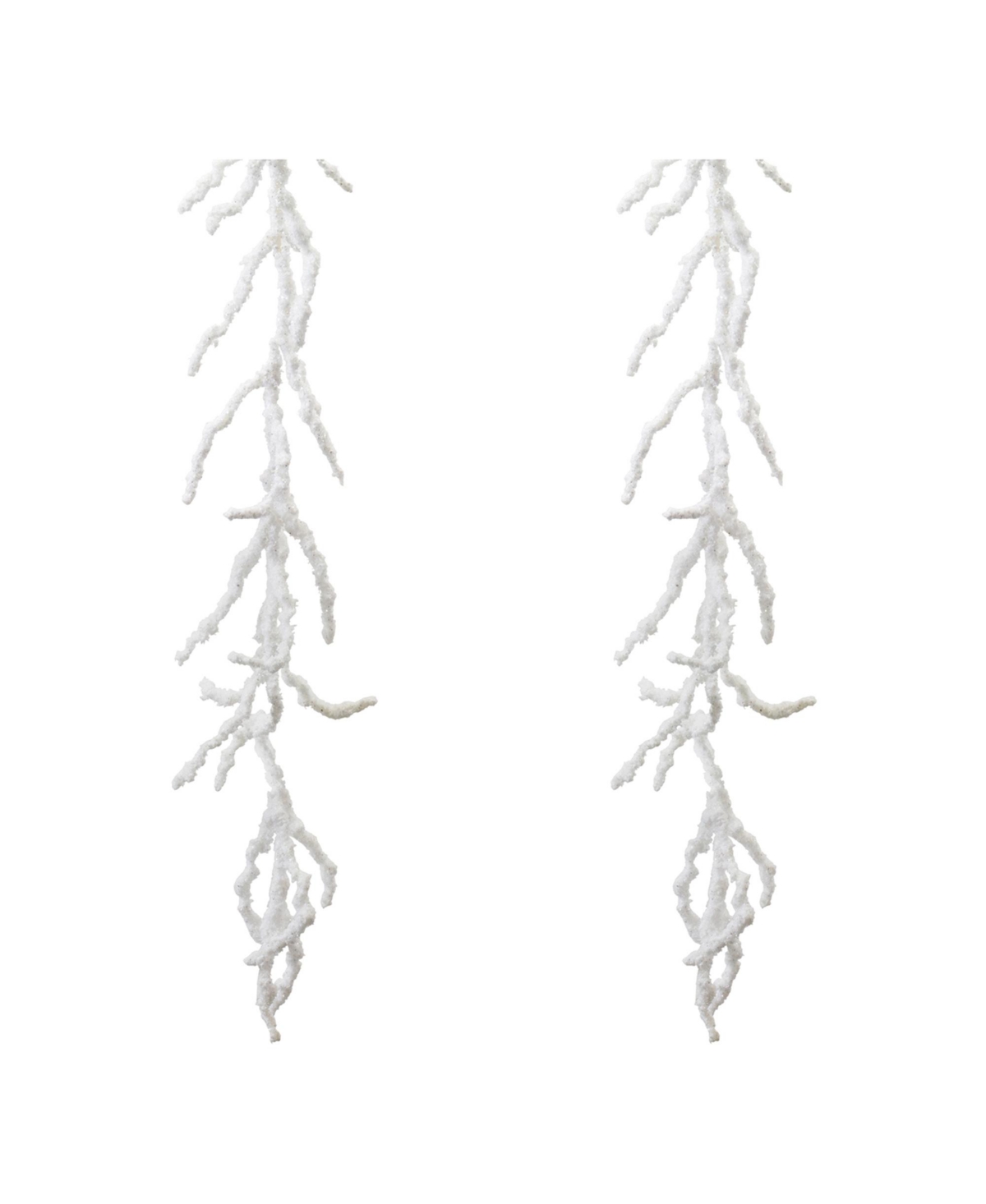 Click here for Set of 2 Flocked Twig Garlands for Elegant Winter... prices