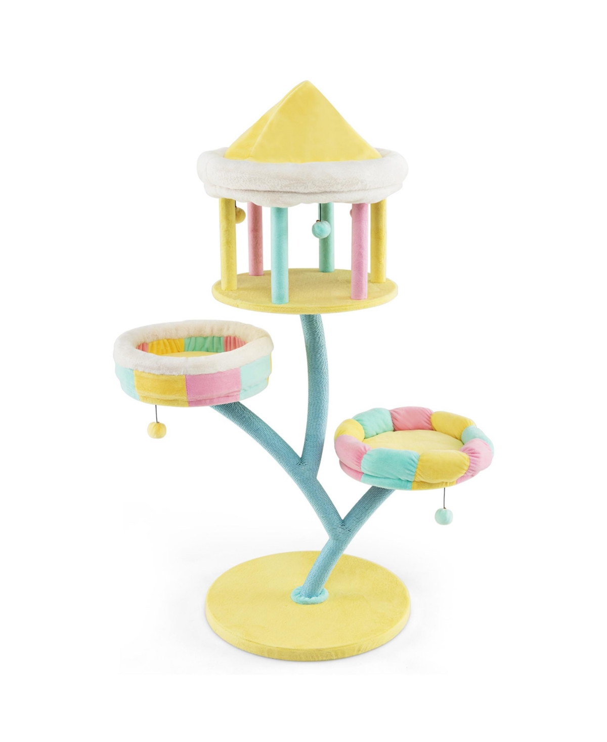 Click here for Multi-Layer Cat Tree Cat Tower with Open Condo 2 R... prices