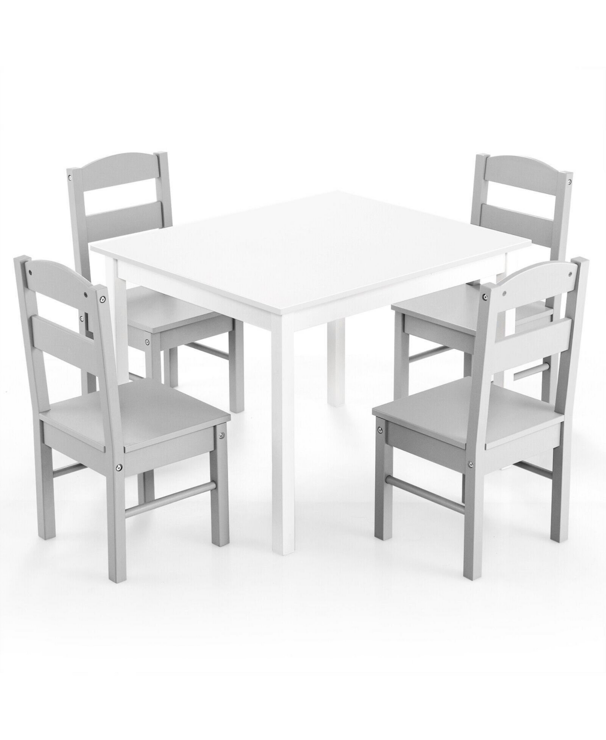 Click here for Slickblue Kids 5 Pieces Table and Chair Set Wooden... prices