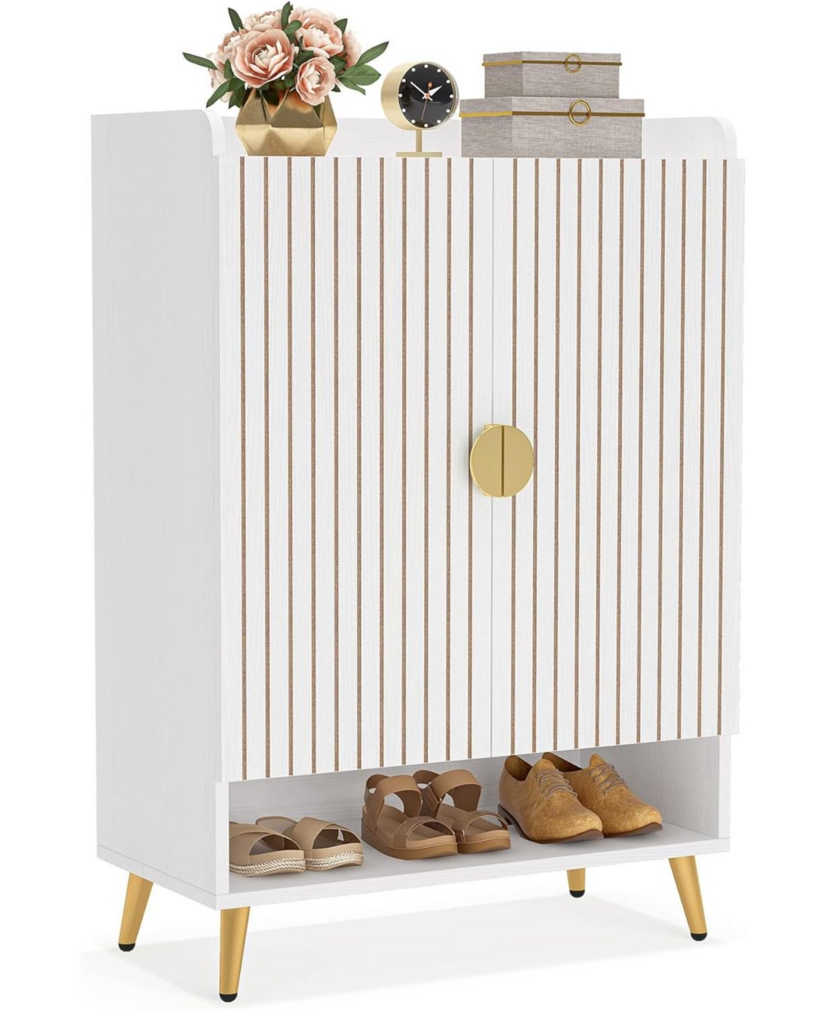 Click here for Tribesigns Shoe Cabinet with Doors  6-Tier Shoe St... prices