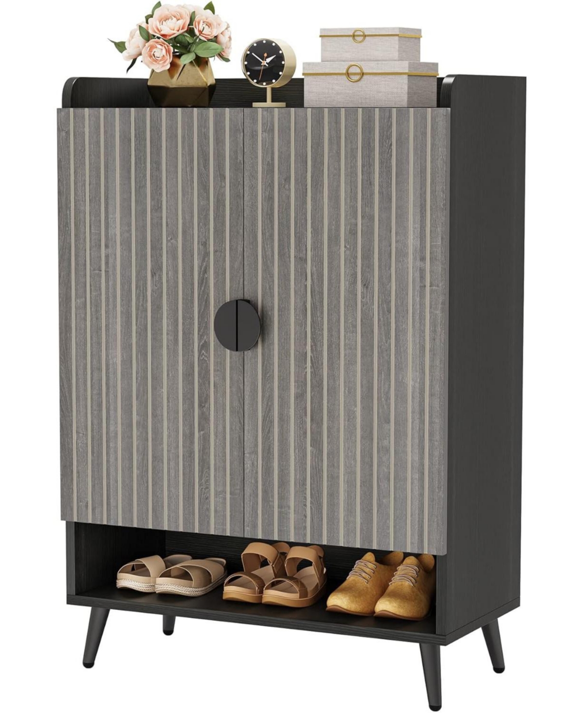 Click here for Tribesigns Shoe Cabinet with Doors  6-Tier Shoe St... prices