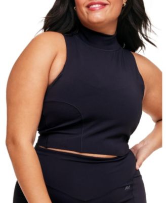 Adore Me Plus Size Awaken Mock Neck Awaken Tank - Macy's