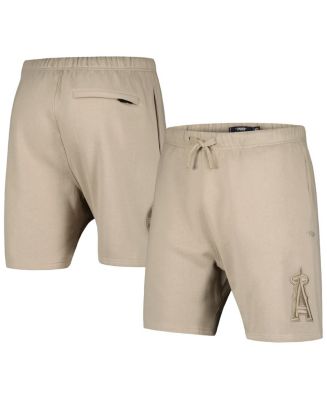 Pro Standard Men's Khaki Los Angeles Angels Neutral Fleece Shorts - Macy's