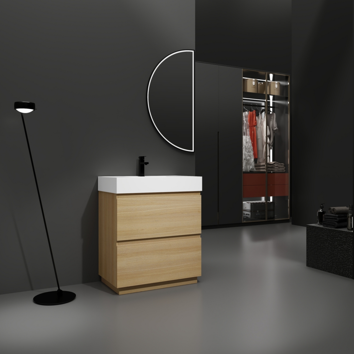 Click here for Streamdale Modern 30" Bathroom Vanity with Si... prices