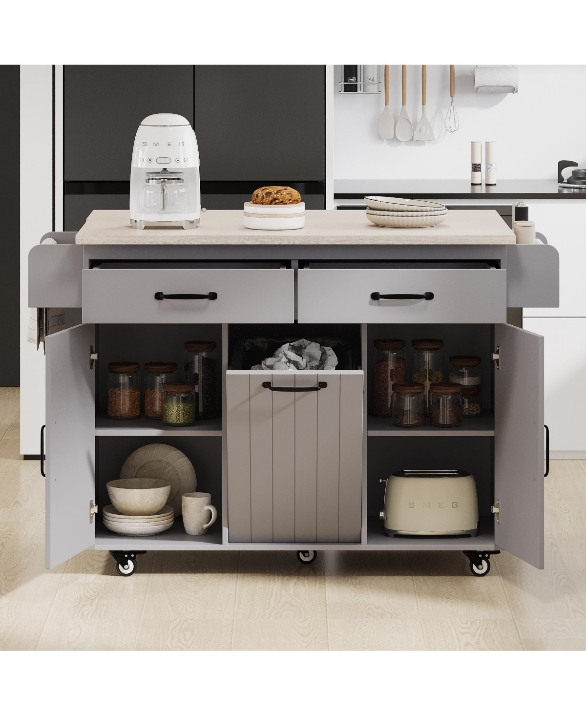 Click here for Streamdale Multipurpose Kitchen Island with Tilt-O... prices