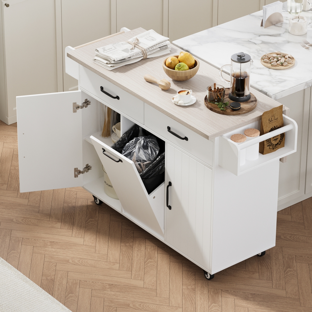 Click here for Streamdale Multipurpose Kitchen Island with Tilt-O... prices