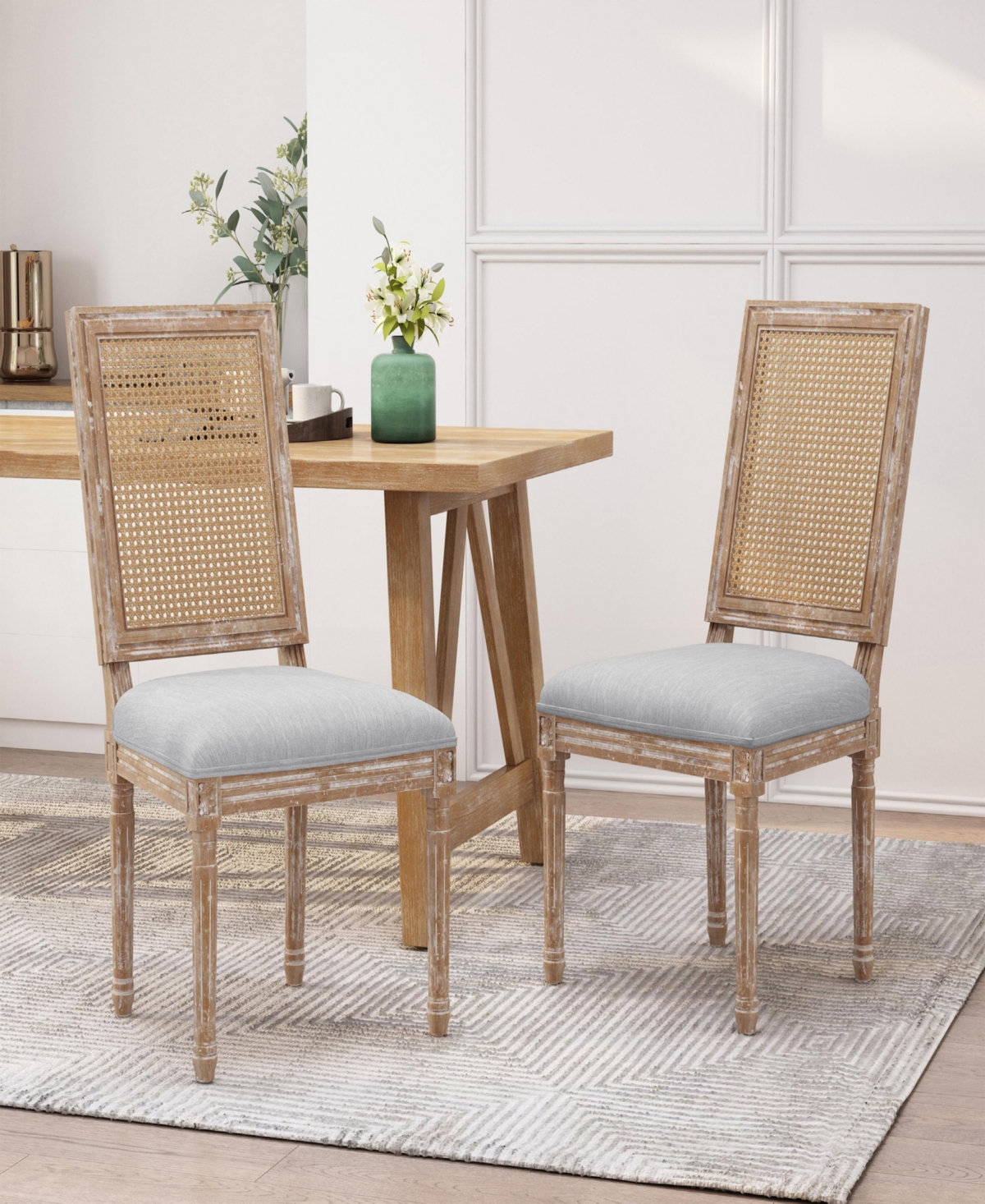 Click here for Streamdale Furniture French Country Cane Back Dini... prices