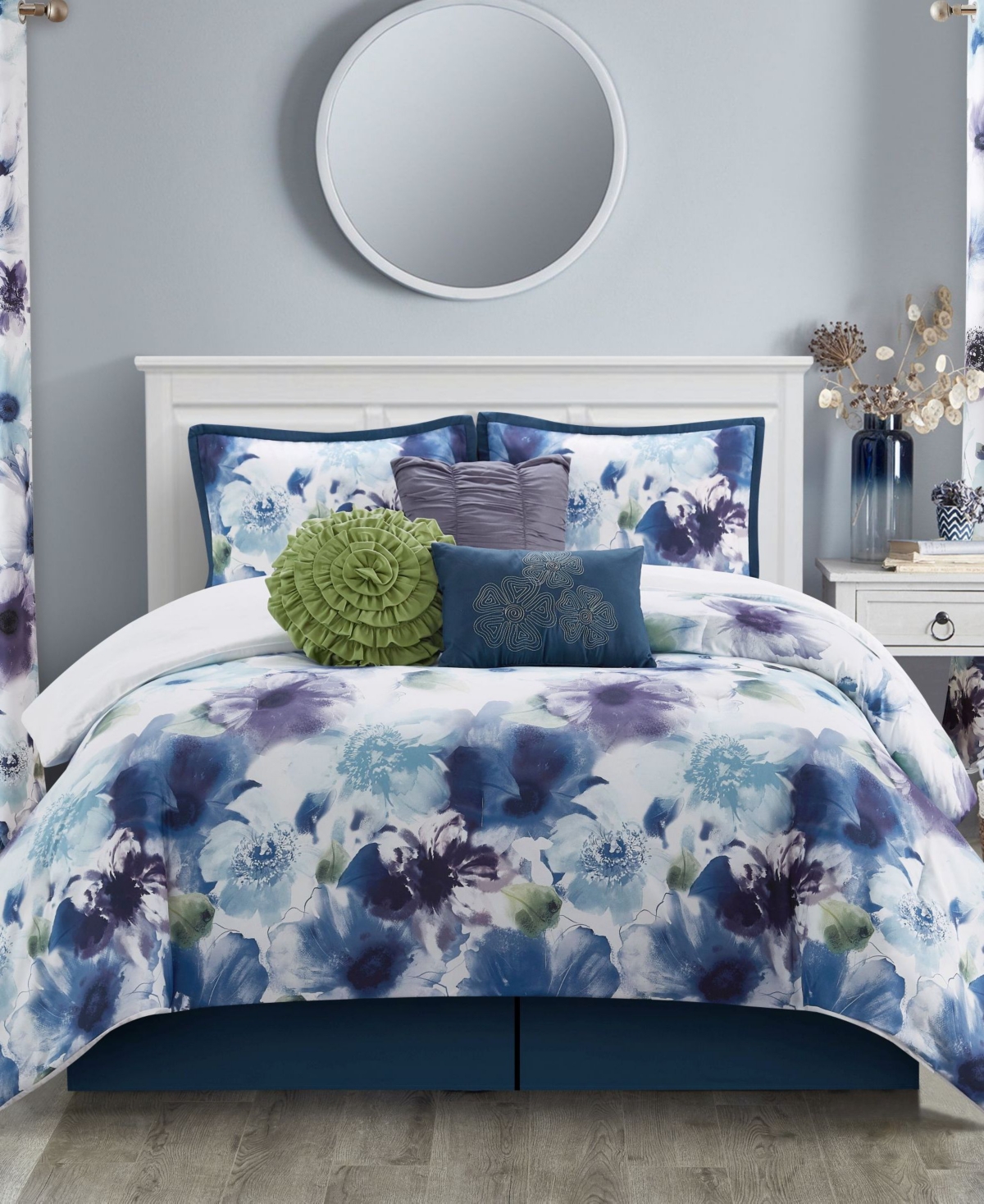 Click here for Stratford Park Eyla Floral 9-Pc. Comforter Set  Ki... prices