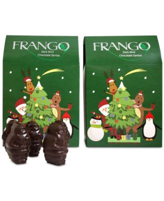 Frango Chocolates 2 Pack Holiday Dark Mint Chocolate Santas, Created ...