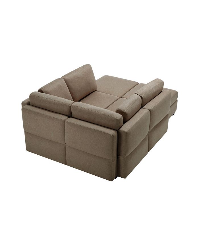 Simplie Fun Modular Storage Sofa with Adjustable Backs and Arms - Macy's