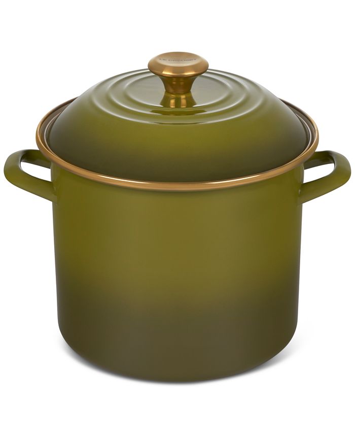 Le Creuset 10 Quart Enamel on Steel Stock Pot with Lid - Macy's