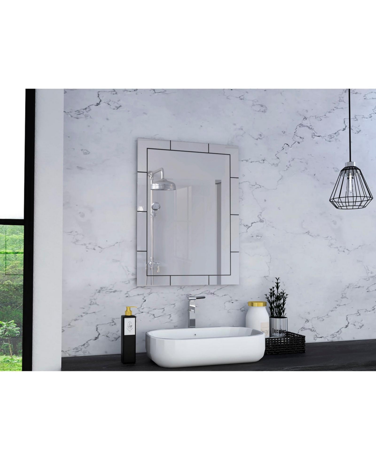 Click here for Fm Furniture Oahu Mirror - Clear prices