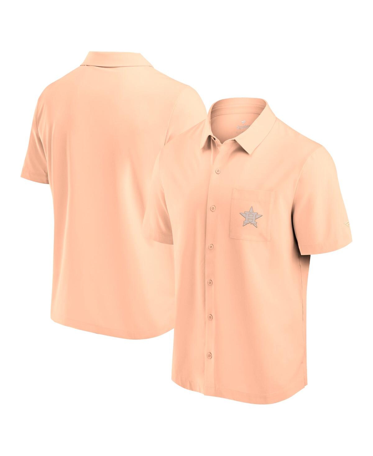 Click here for Fanatics Mens Light Pink Houston Astros Front Offi... prices
