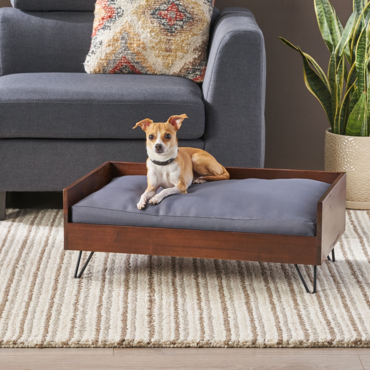 Click here for Streamdale Furniture Mid-Century Modern Pet Bed Wi... prices