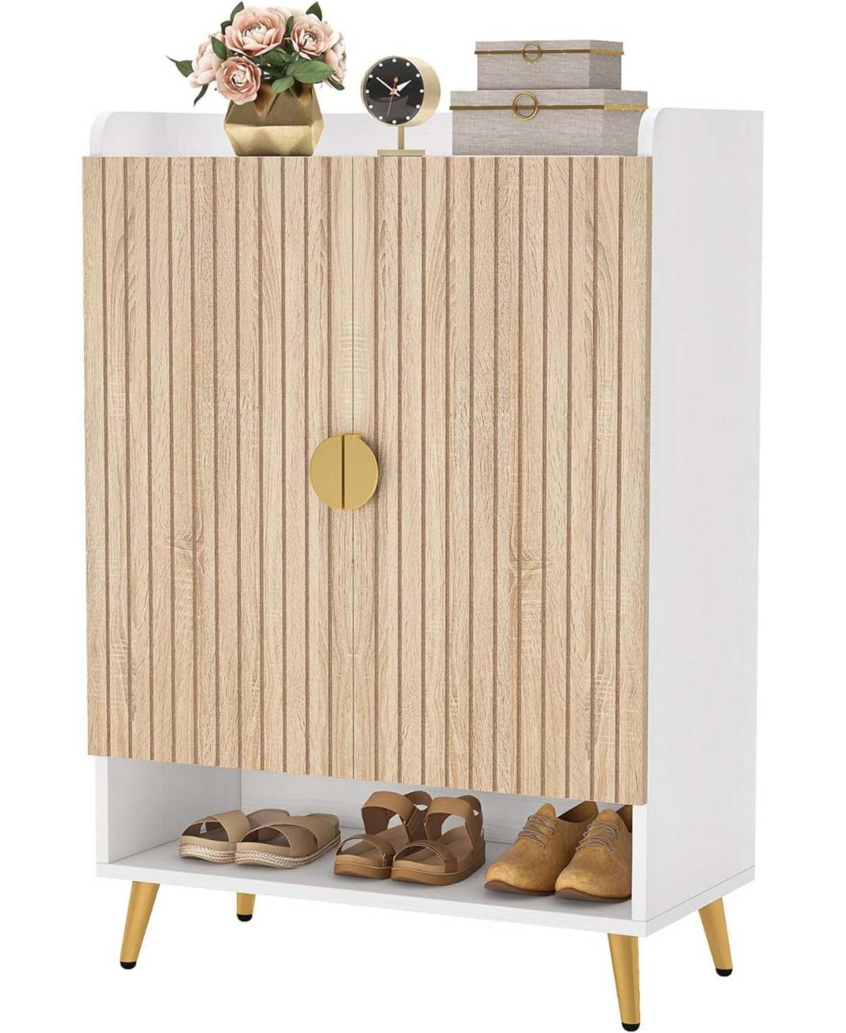 Click here for Tribesigns Shoe Cabinet with Doors  6-Tier Shoe St... prices