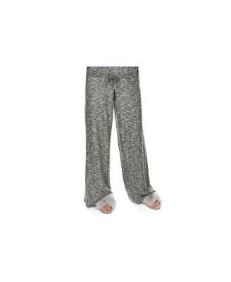 MeMoi Women's Hacci Wide Leg Soft Lightweight Lounge Pants - Macy's