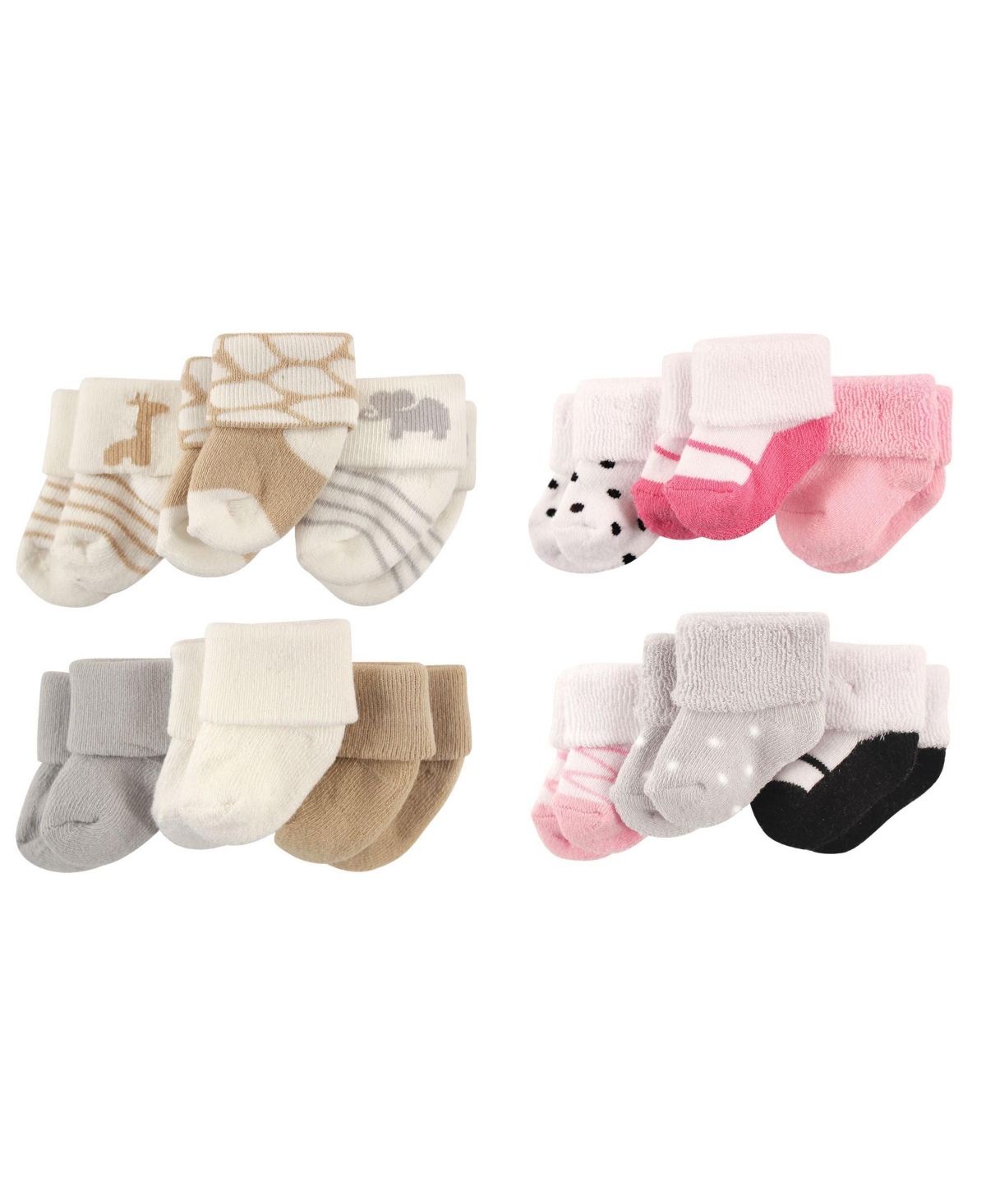 Click here for Luvable Friends Baby Girls Cotton Terry Socks Bund... prices