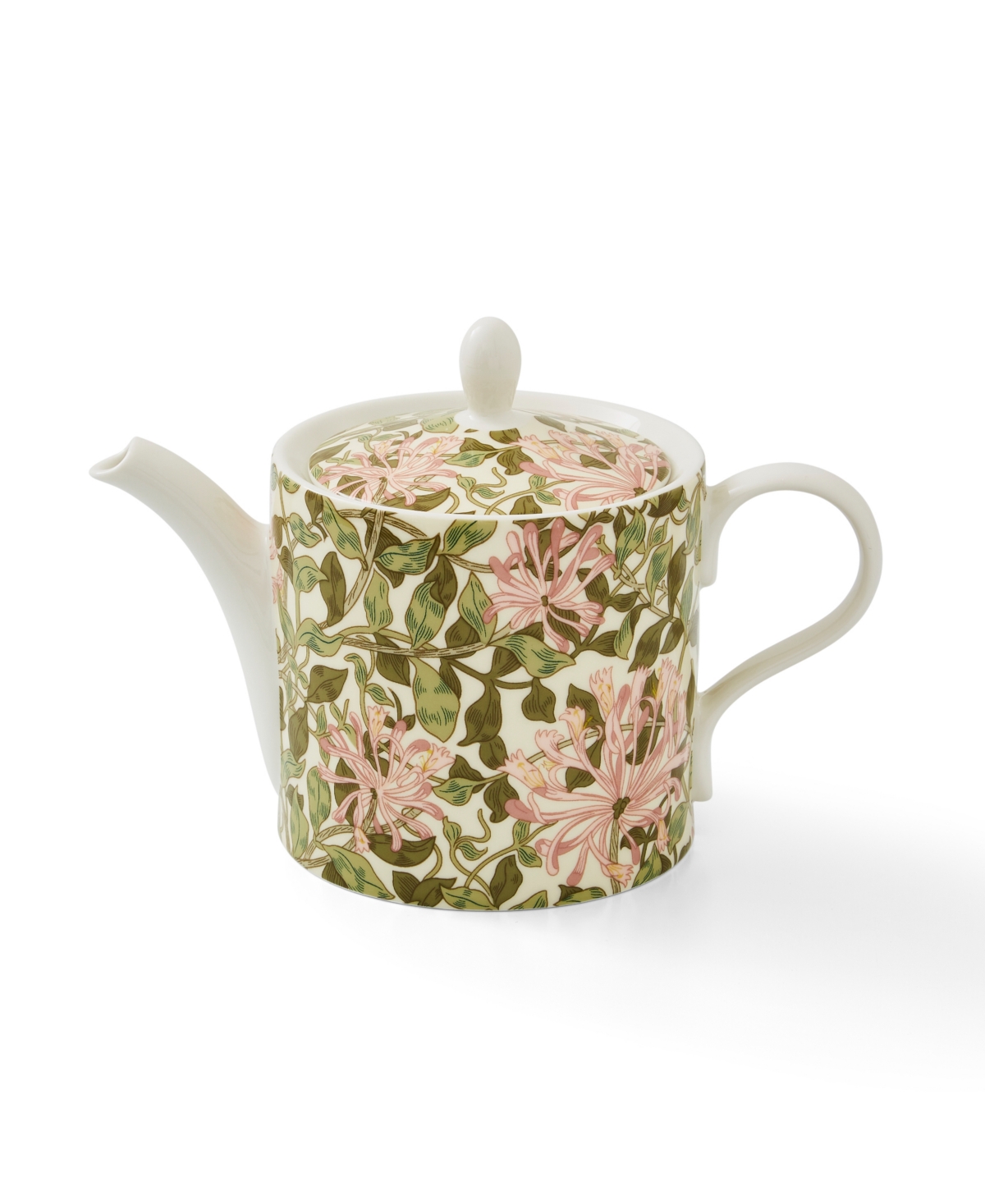 Click here for Spode Morris & Co. Honeysuckle Teapot - Pink prices