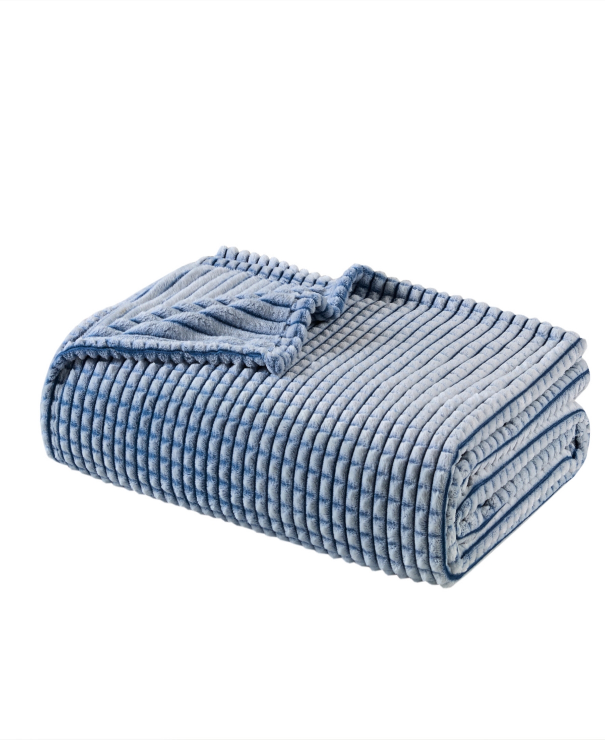 Click here for Madison Park Carved Plush Blanket  Twin - Blue prices