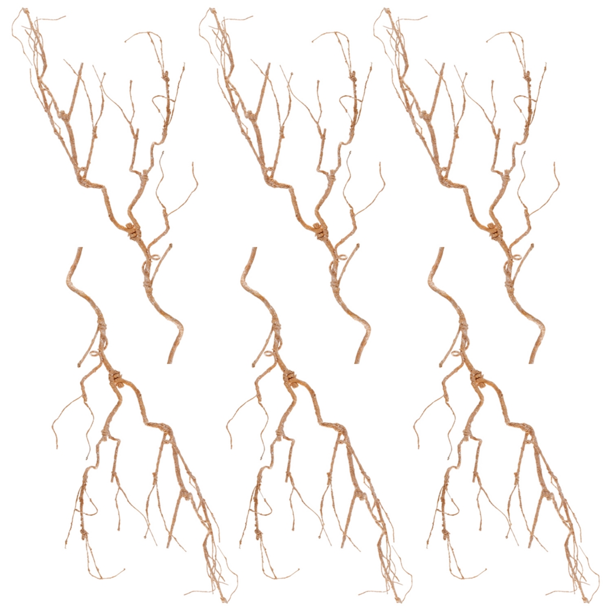 Click here for Set of 6 Glitter Branches for Festive Decoration -... prices