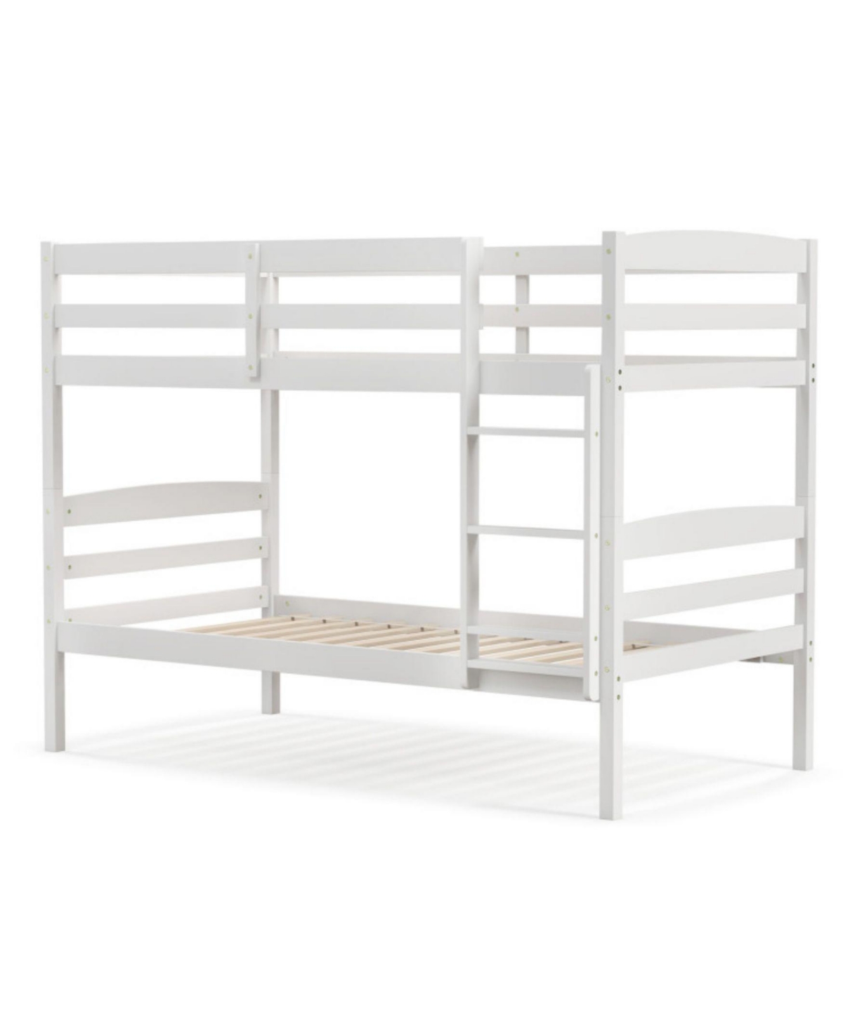 Click here for Sugift Solid Wood Twin Over Twin Bunk Bed Frame wi... prices