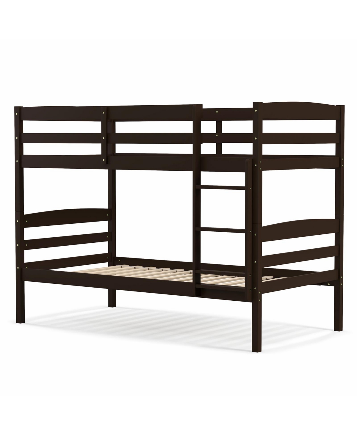Click here for Sugift Solid Wood Twin Over Twin Bunk Bed Frame wi... prices