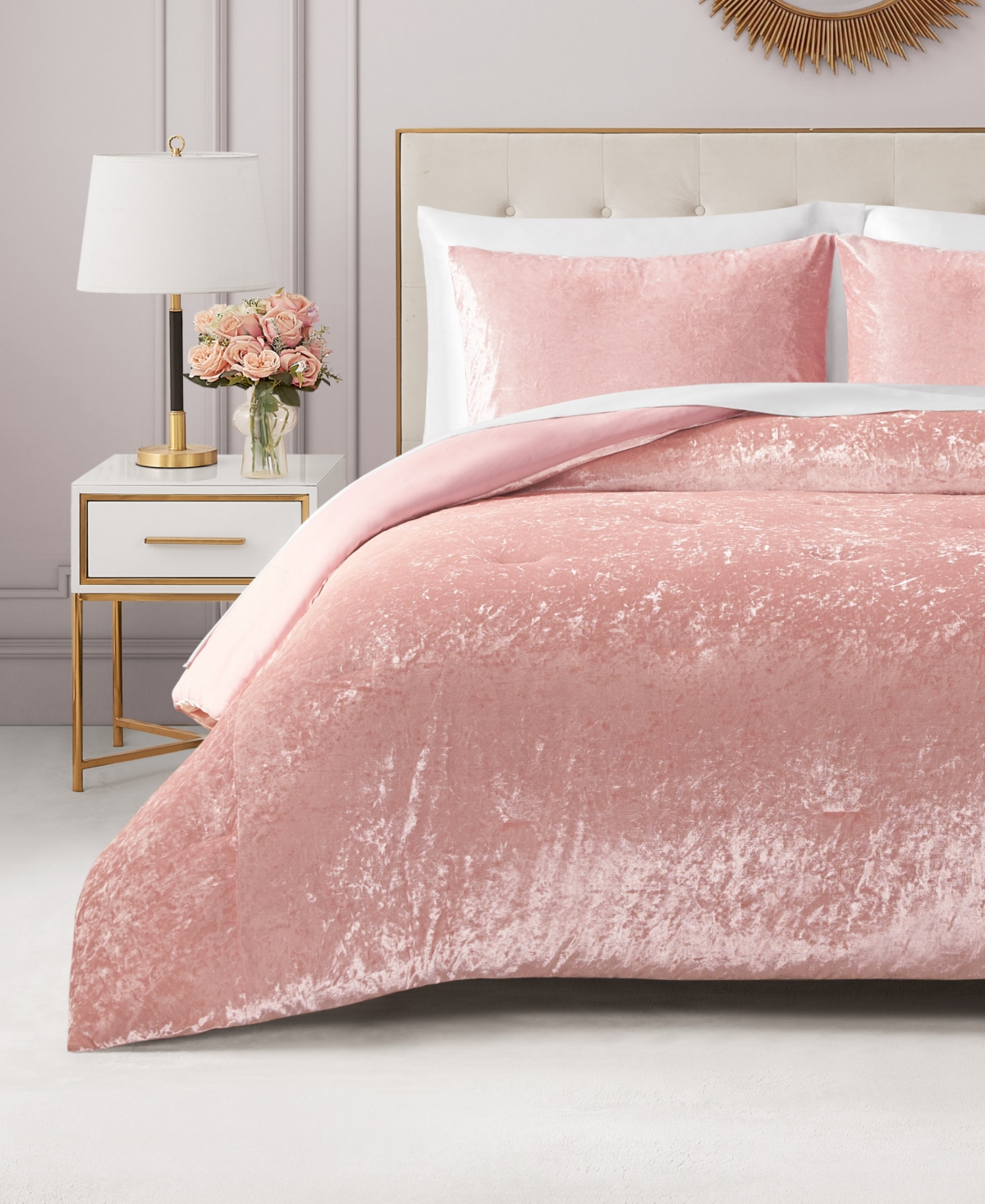 Click here for Juicy Couture Crushed Velvet 3-Pc. Comforter Set... prices