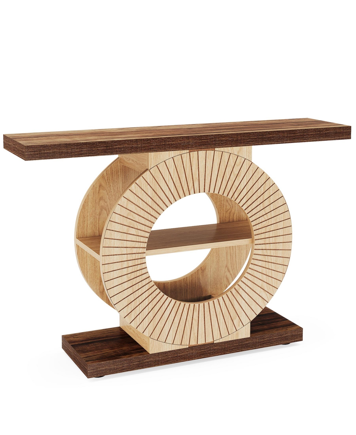 Click here for Tribesigns Entryway Table with Storage  Wood Conso... prices