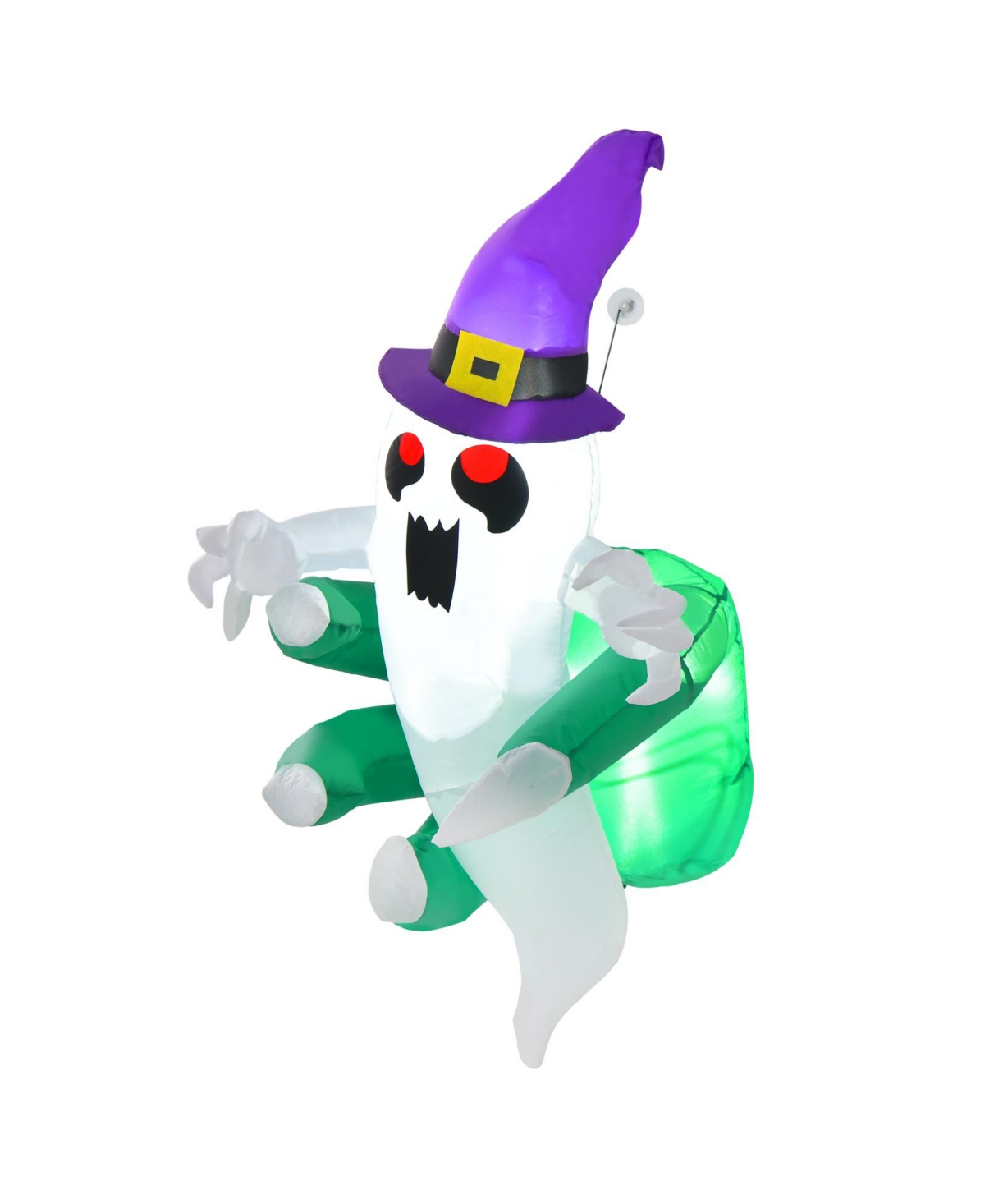 Click here for 3.6 Ft Halloween Inflatable Ghost Broke Out from W... prices