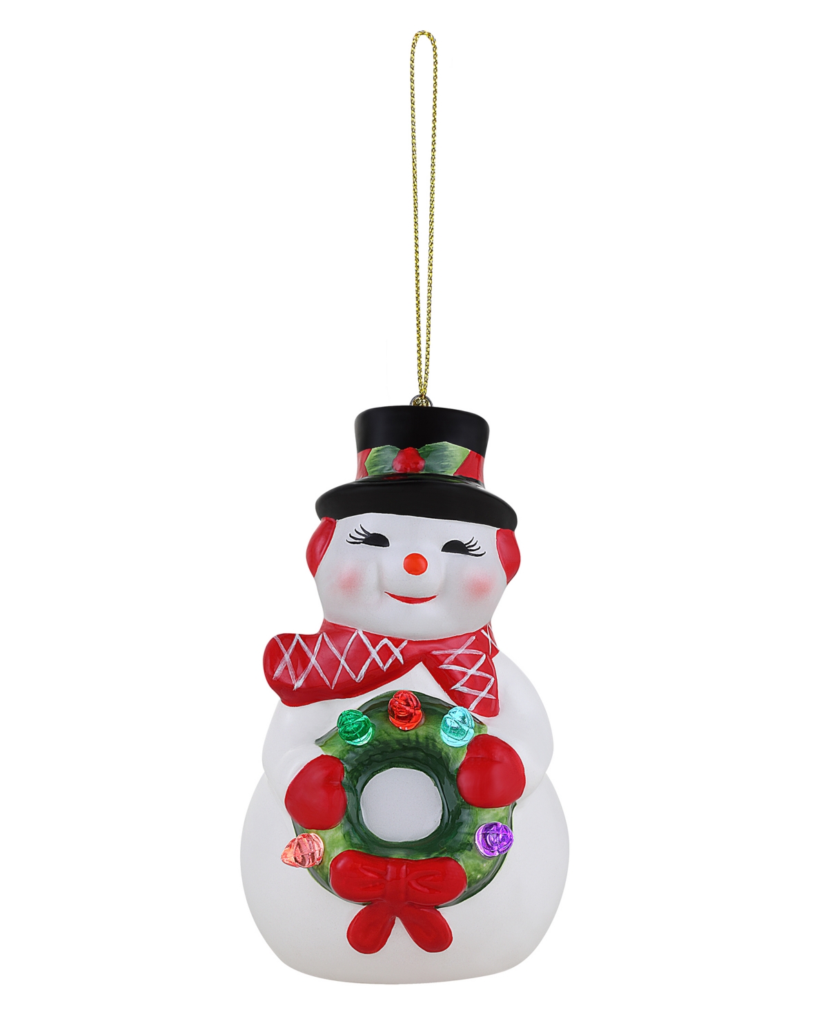 Click here for Mr. Christmas 4.5 Ceramic Ornament Snowman - Multi prices