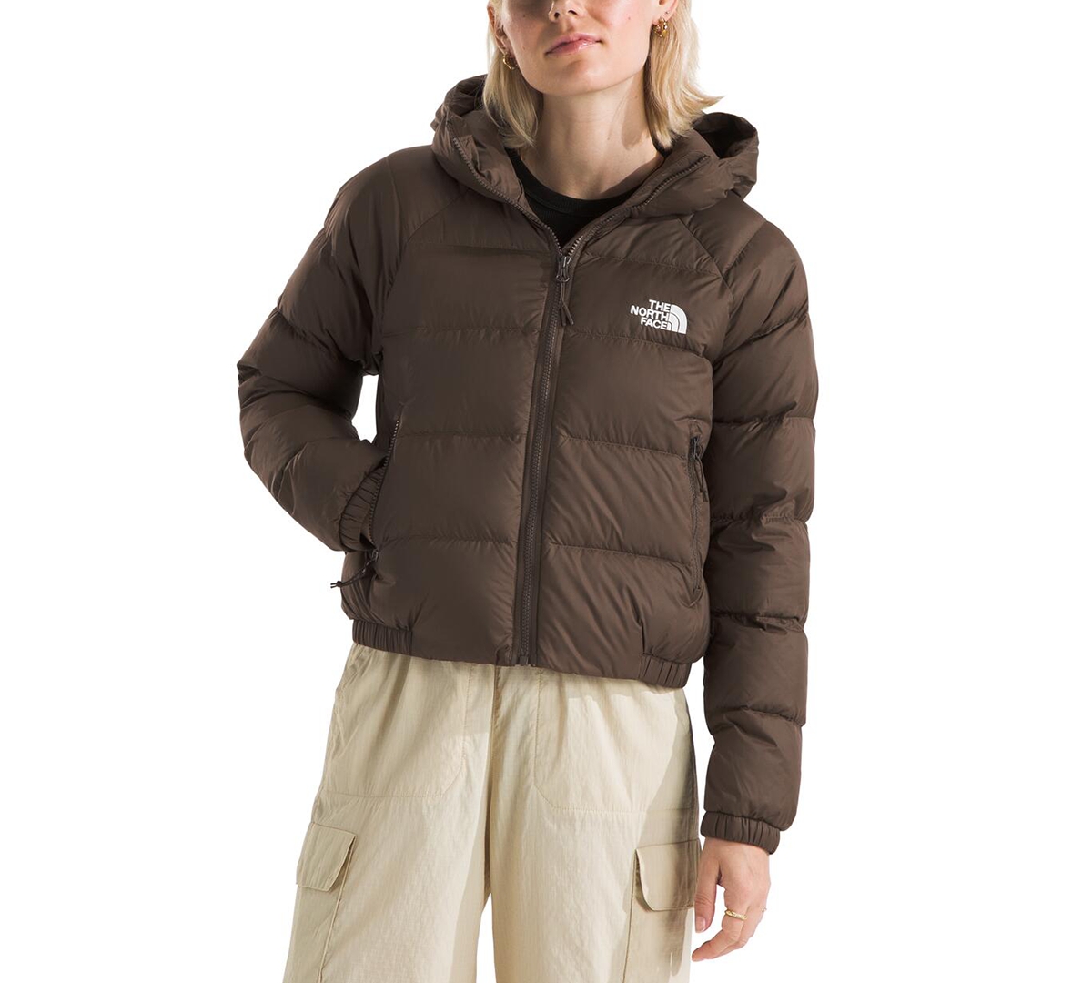 The North Face Womens Hydrenalite Hooded Down Jacket - Smokey Brown