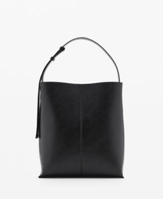 Mango Women's Short Handle Shopper Bag - Macy's