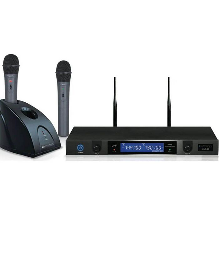 Technical Pro Pro UHF Dual Wireless Microphone System - Macy's