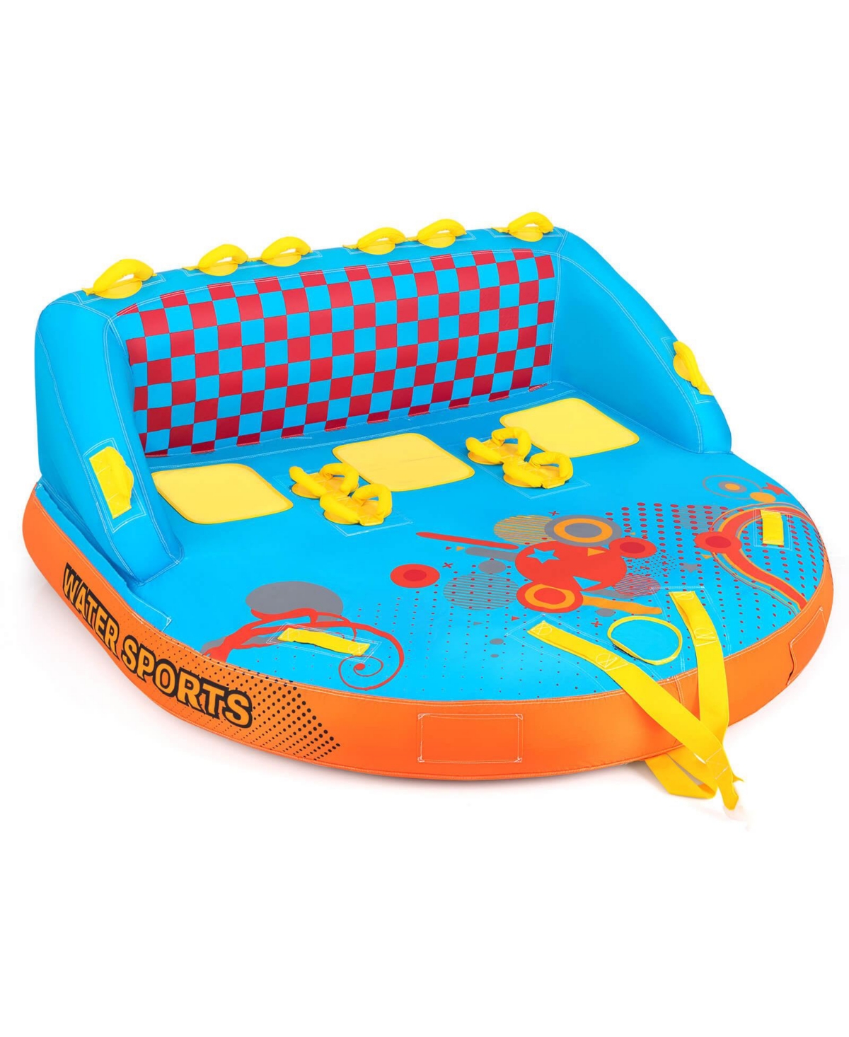 Click here for Costway Towable Tube for Boating 3 Riders with Fro... prices