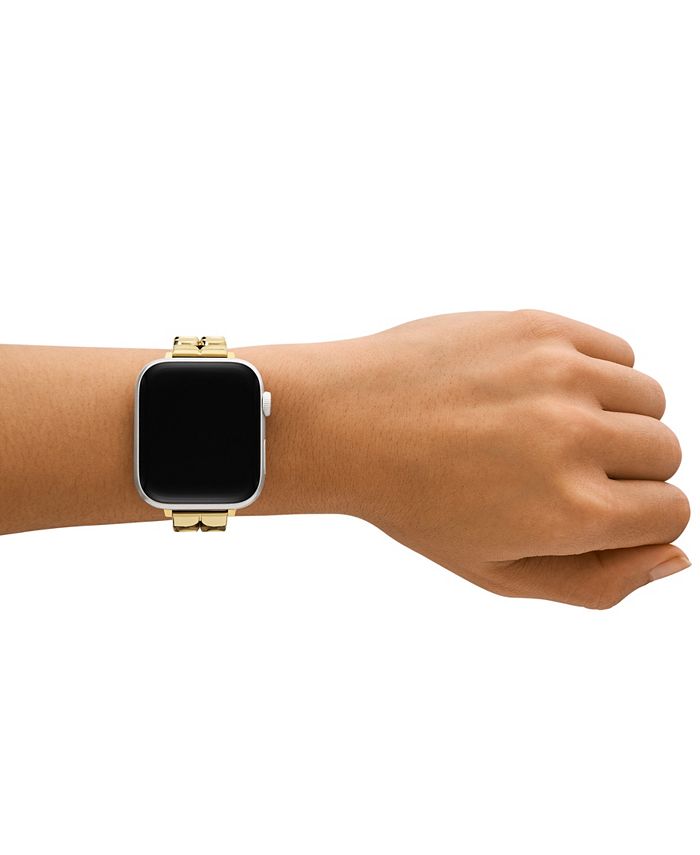 kate spade new york Gold-Tone Stainless Steel Band for Apple Watch 38mm ...
