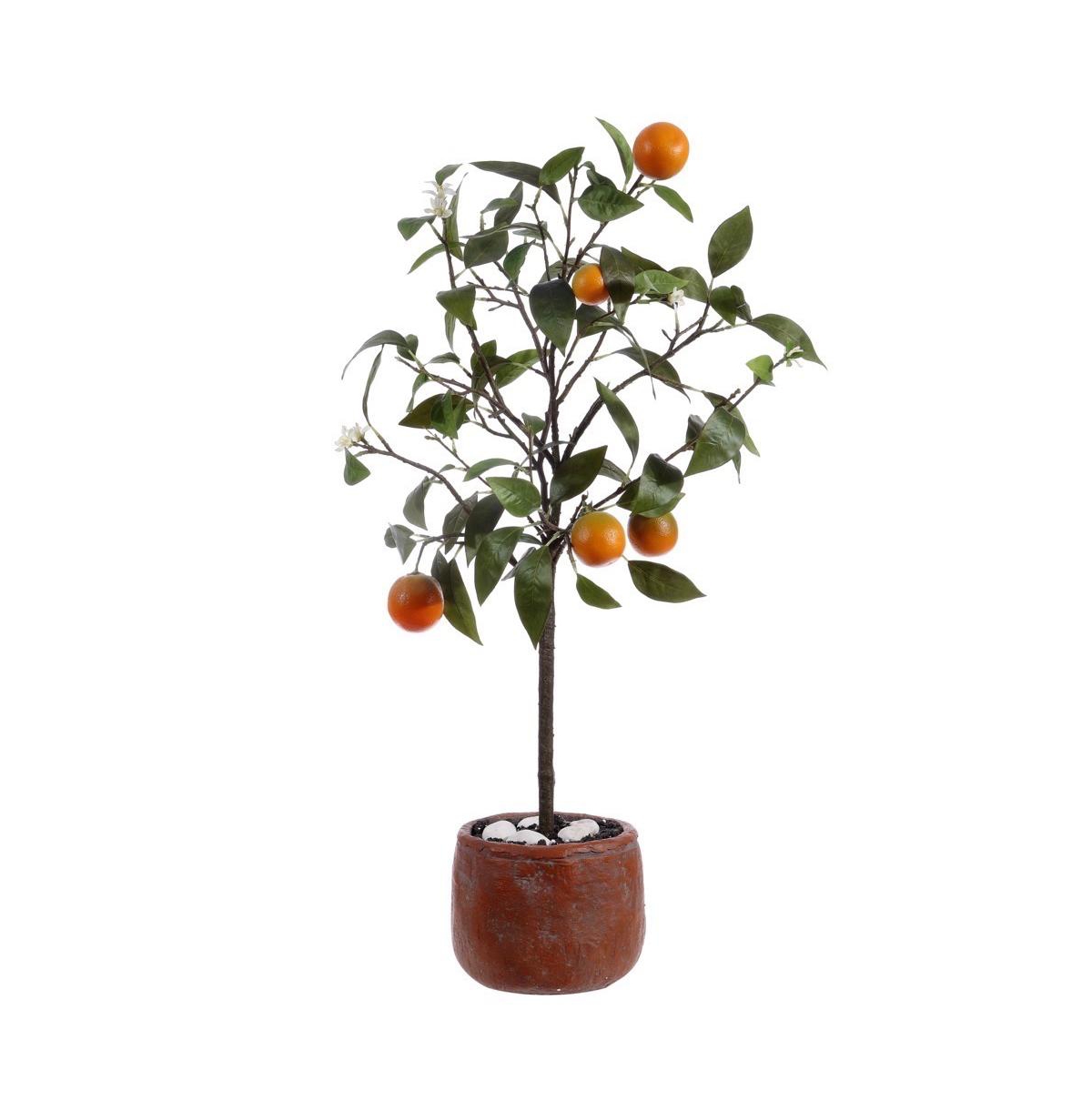 Click here for Safavieh Faux Orange Potted Tree - Green prices