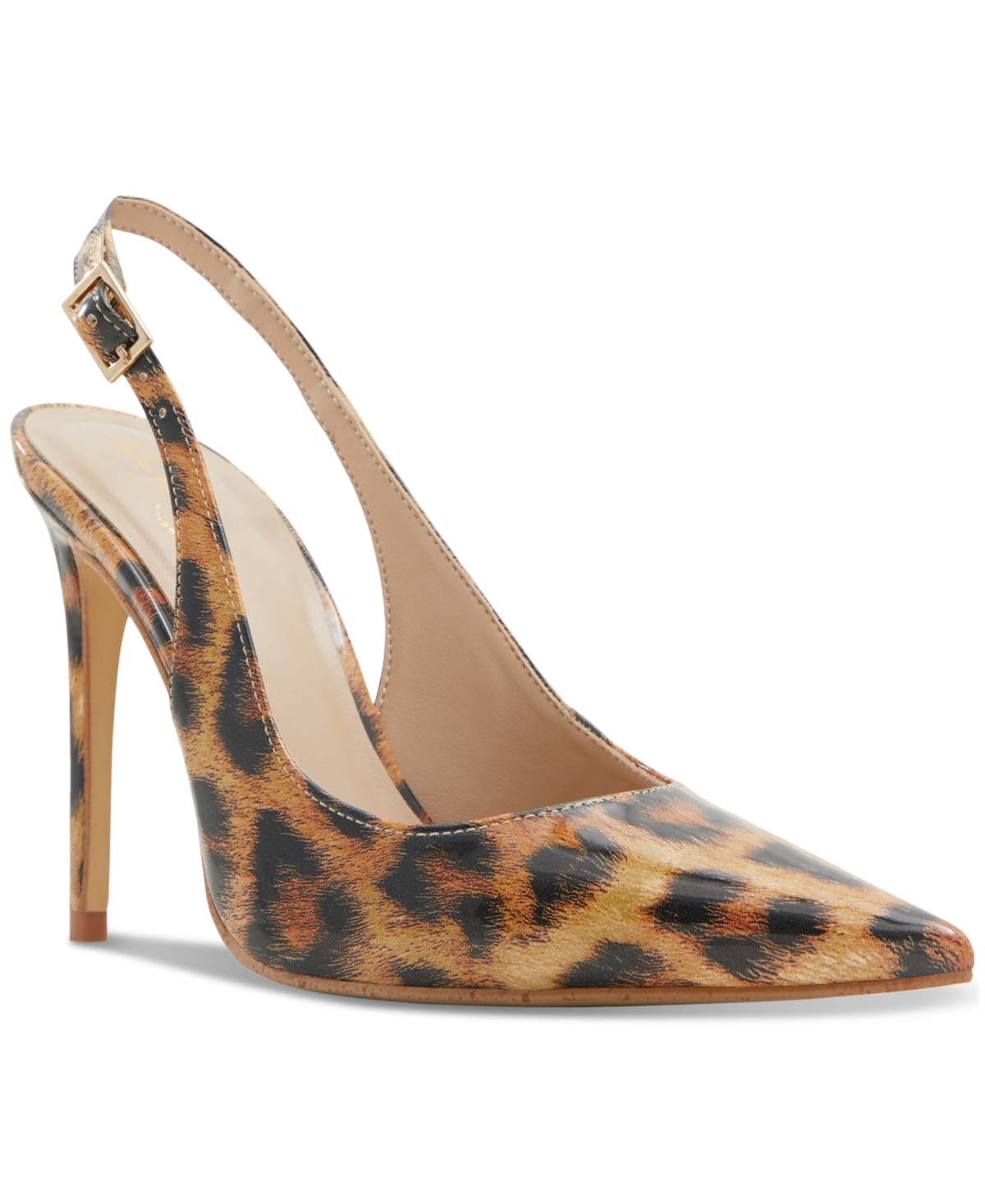 Click here for Aldo Womens Stessysling Slingback Pumps - Leopard prices