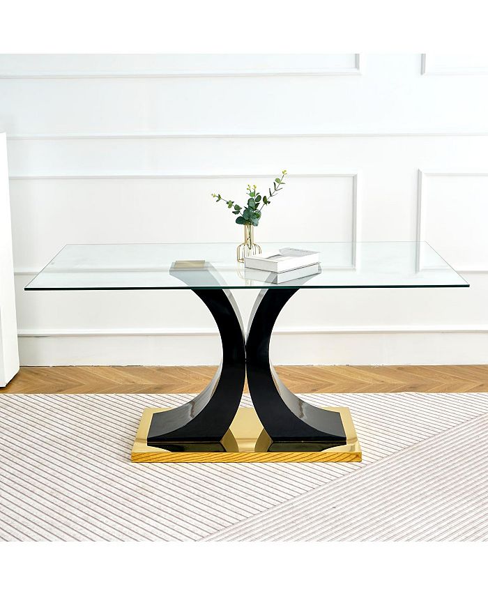 Simplie Fun Elegant, durable glass table for living room - Macy's