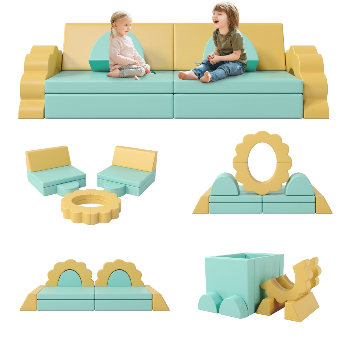 Click here for Streamdale 10-Piece Kids Foam Play Set for Climbin... prices