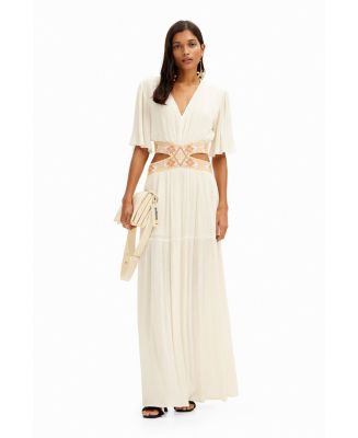 Desigual Women's Long cut-out dress - Macy's