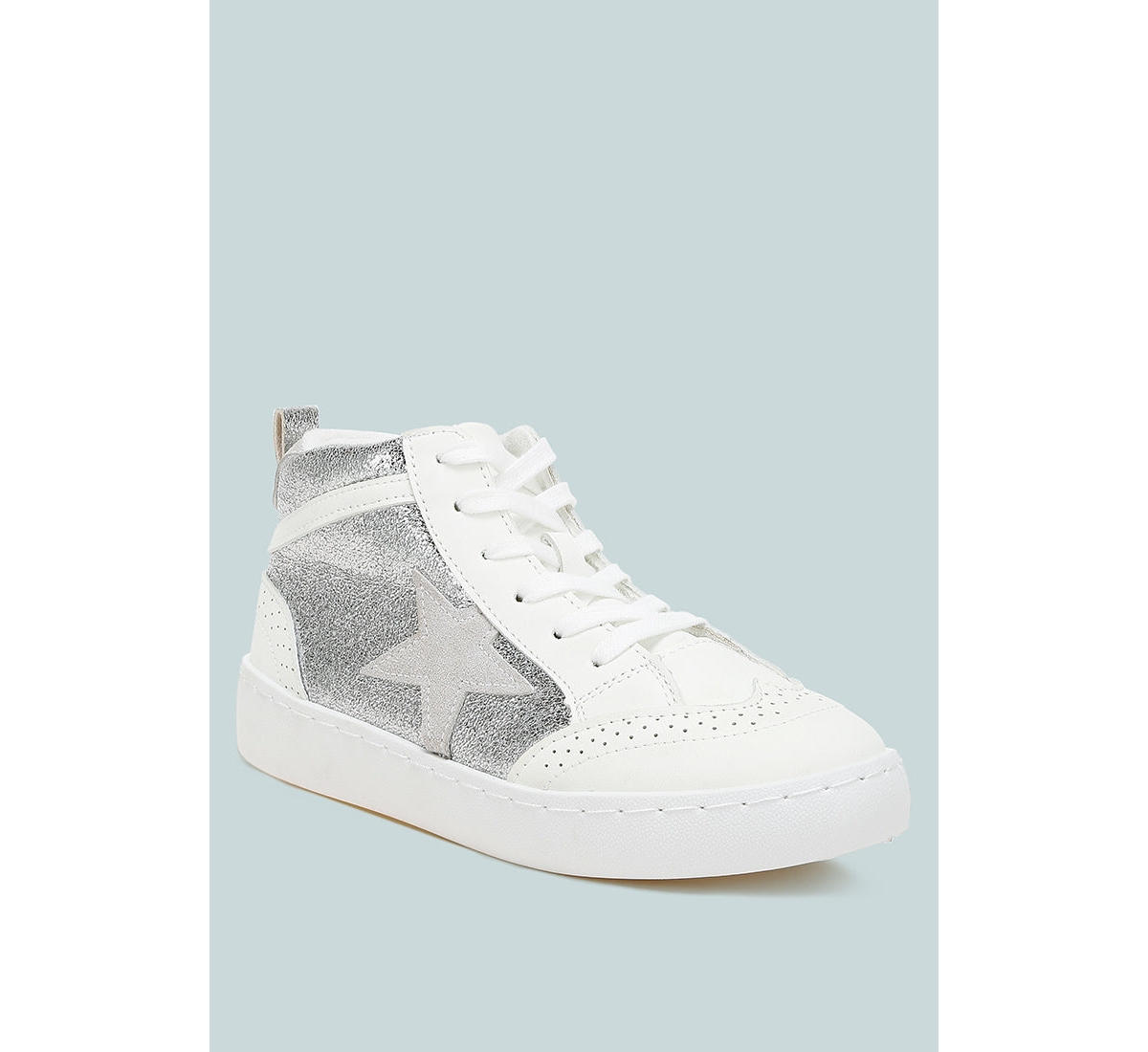 Click here for Sonic Star High Ankle Sneakers Women - Silver prices